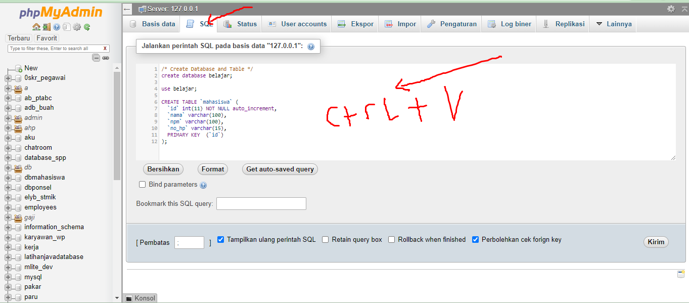 Membuat Simpel Crud Input Update Hapus Dengan Php Dan Mysql Sukait